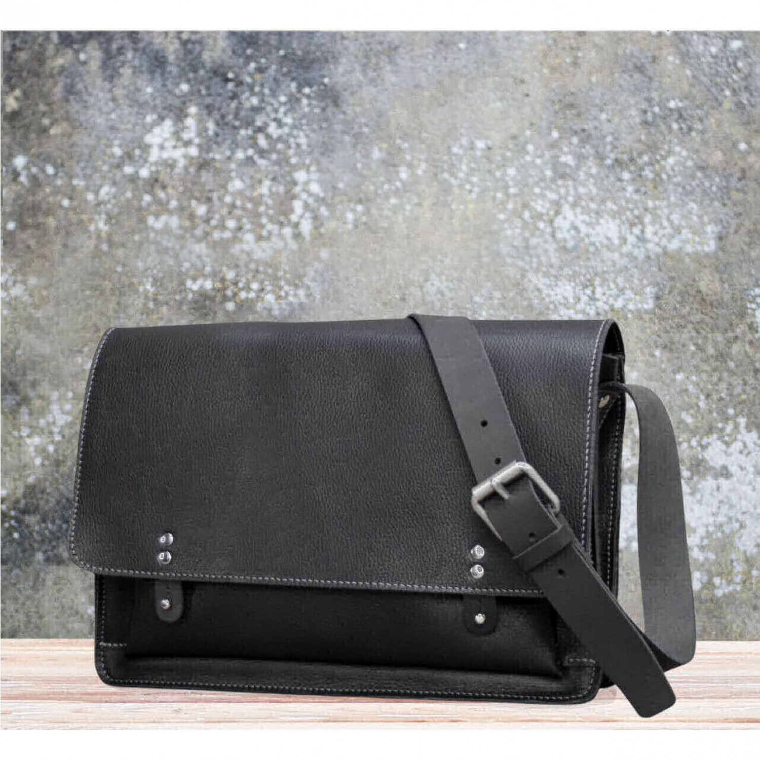 BESACE CUIR VINTAGE| Made in France