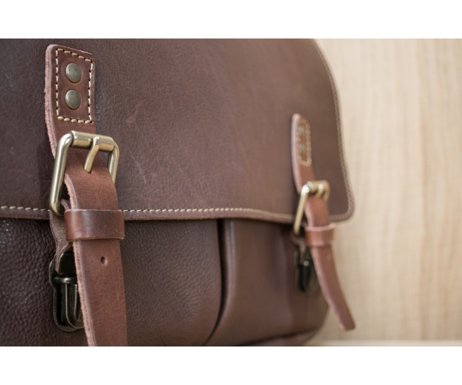 BESACE CUIR VINTAGE | made in France